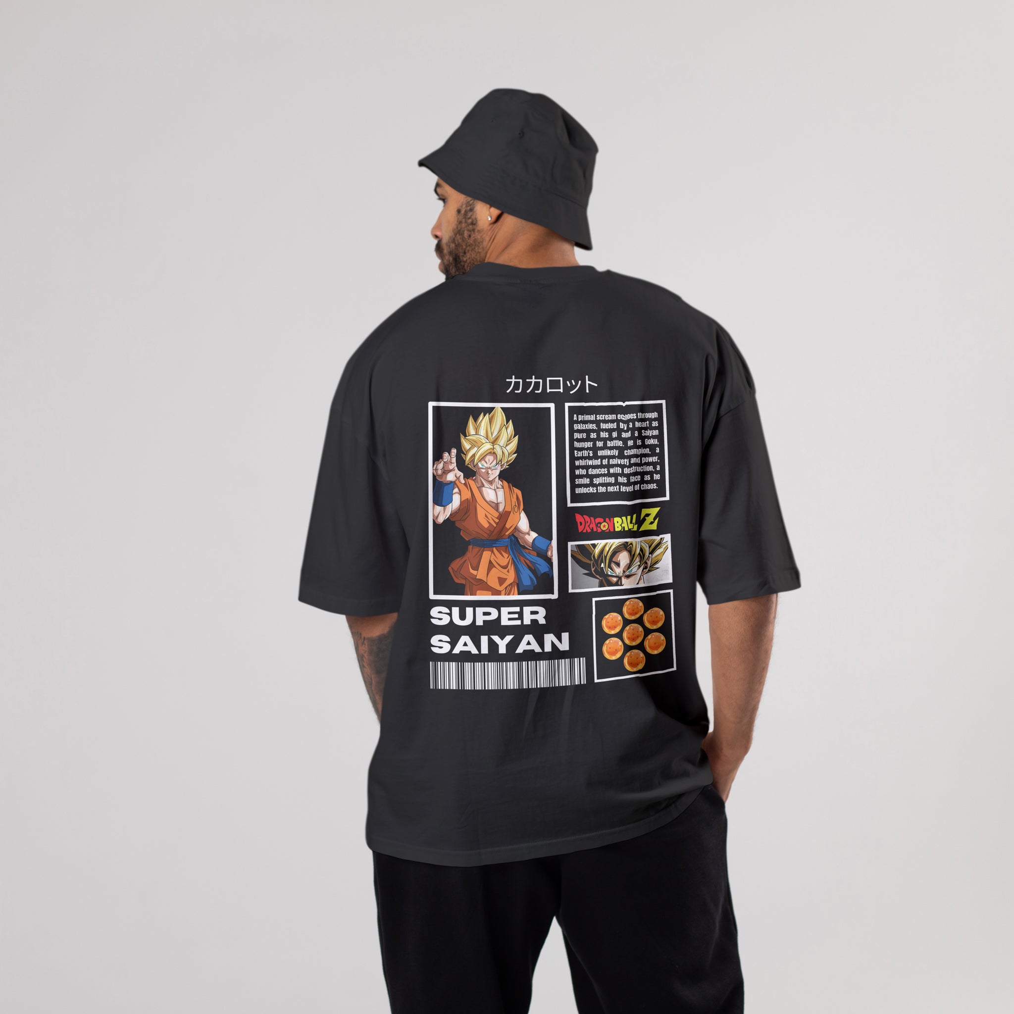 Super Saiyan Goku Oversized T-Shirt – CIVIES